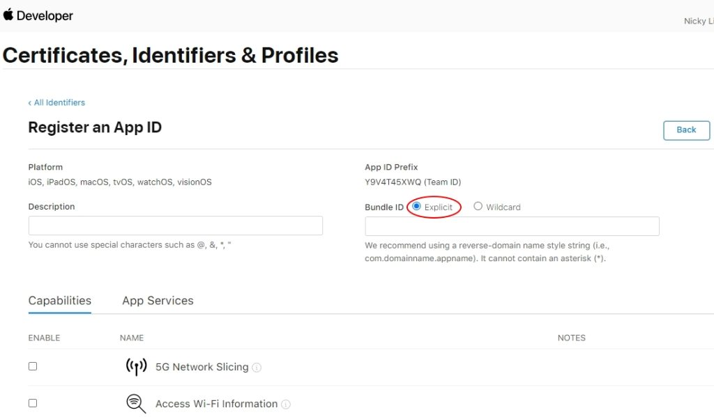 iOS 建立遠距推播 App (二) Identifiers 設定 - oo7's World